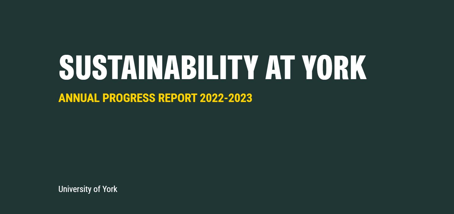 SUSTAINABILITY AT YORK